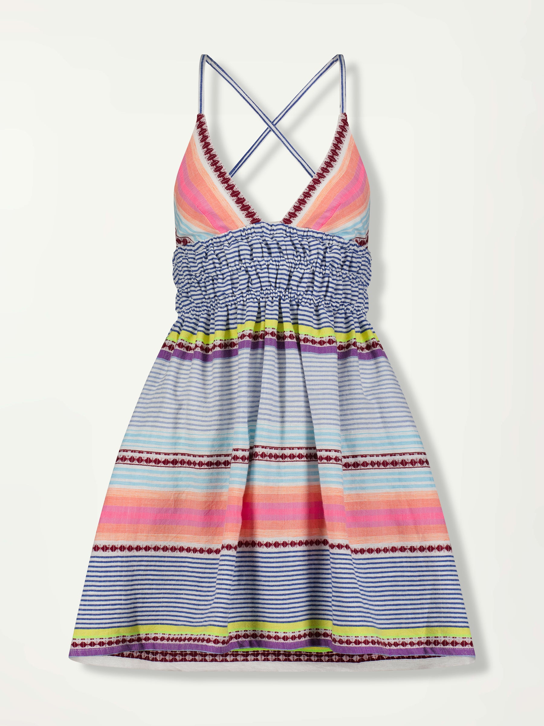 lemlem Women's KAYLA Triangle Dress in Cirq Citrus
