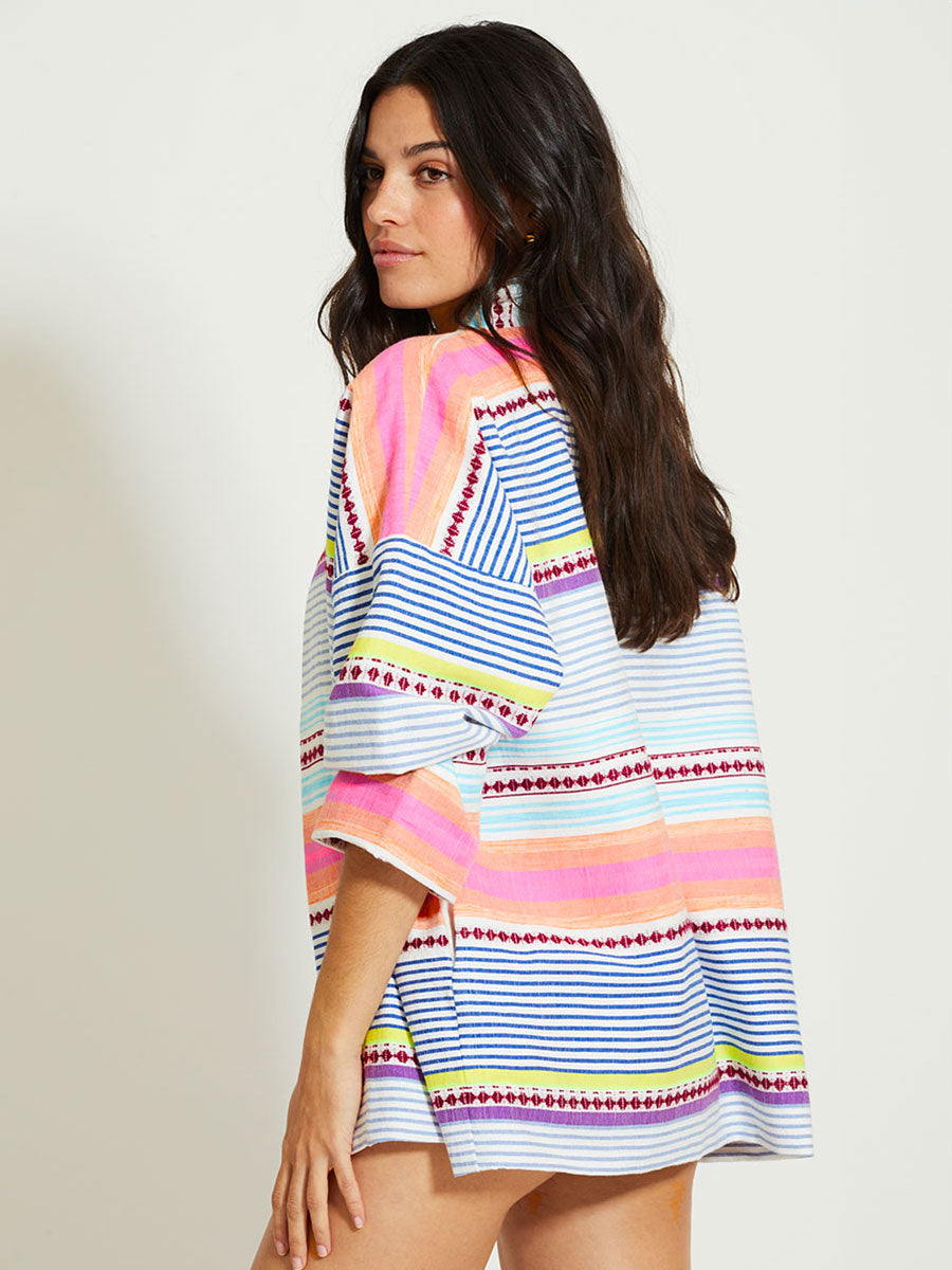 lemlem Women's TERARA Jacket in Cirq Citrus